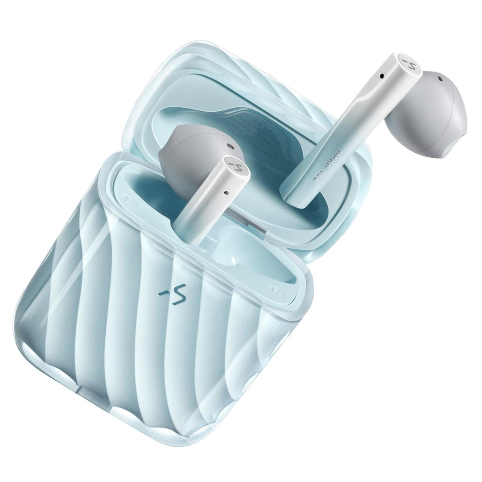 Low Latency Wireless Earbuds for Android & iPhone - HAKII ICE (Blue)