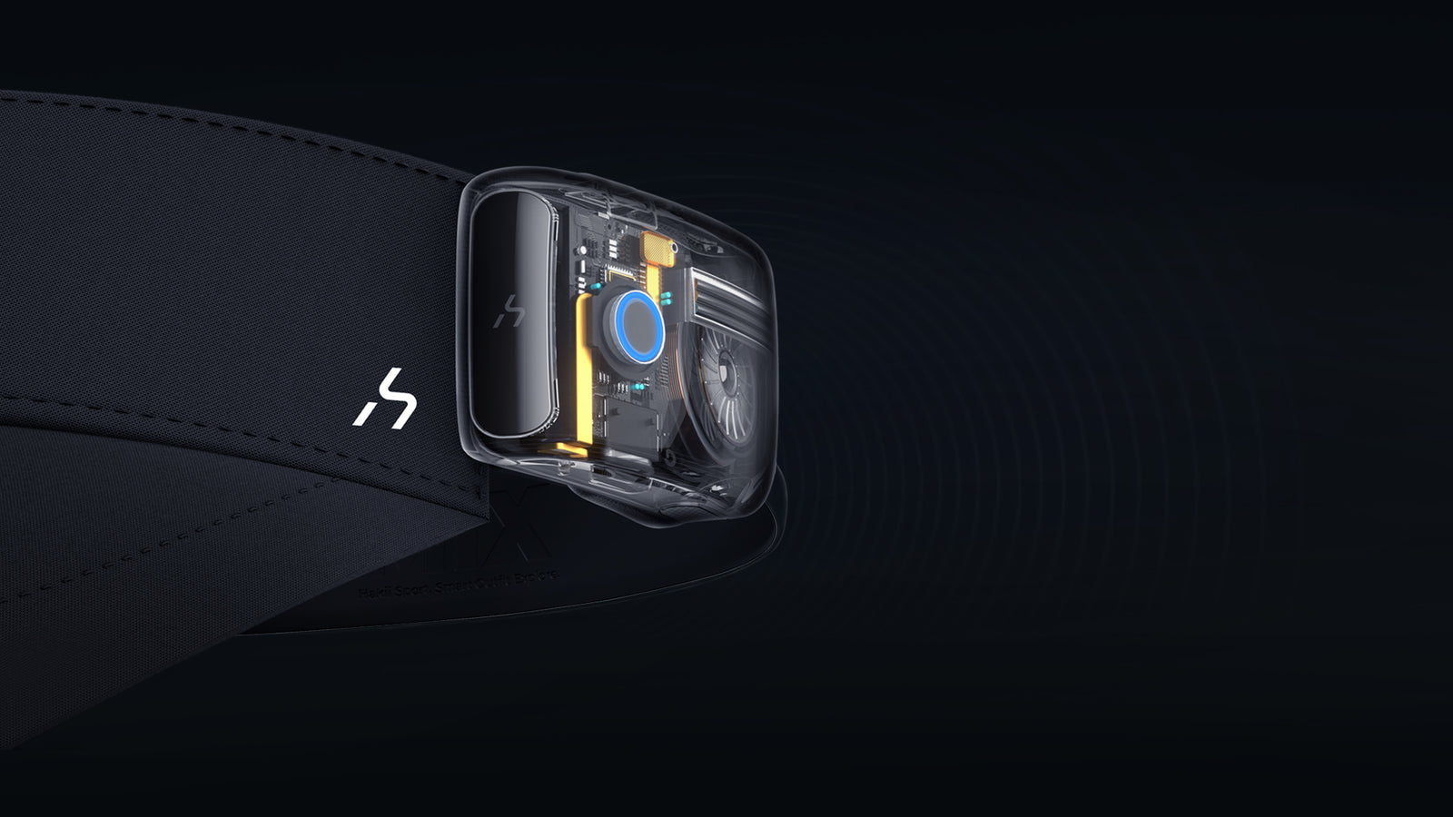 HAKII MIXV Smart Bluetooth Visor Headphones (Monogram Brown)