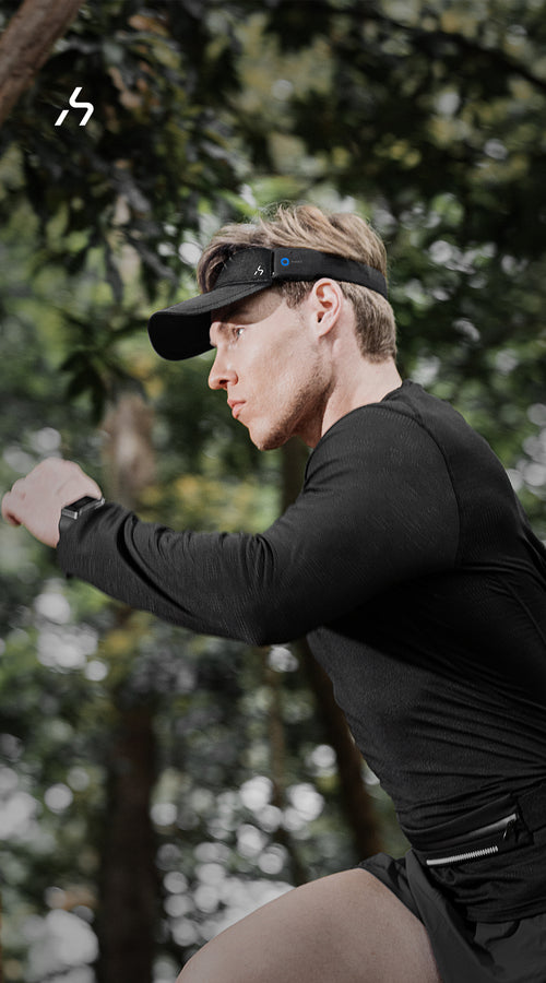 HAKII MIXV Smart Bluetooth Visor Headphones (Black)